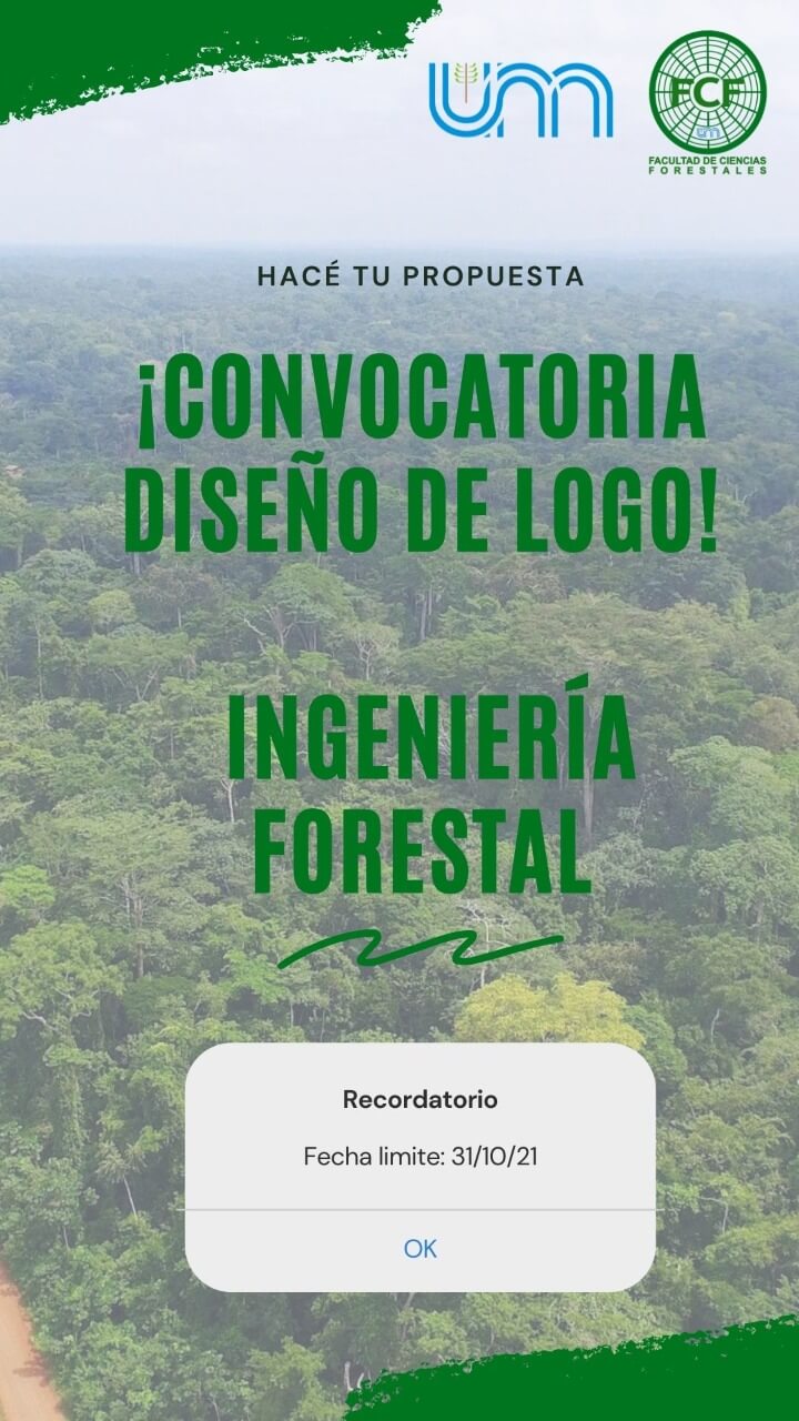 Convocatoria para el diseño del logo de Ingeniería Forestal - Facultad ...