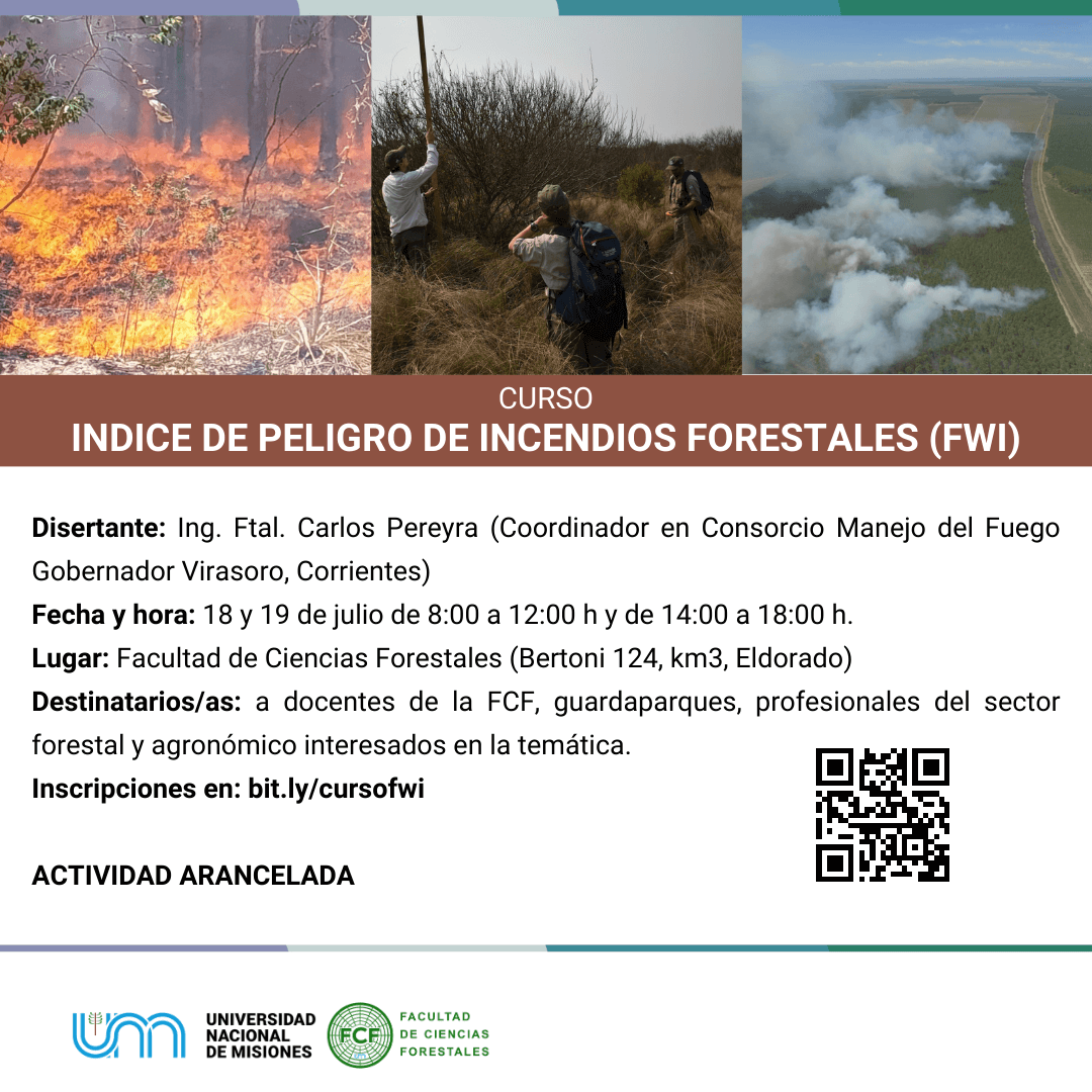 Curso sobre "Índice de peligro de incendios forestales (FWI ...